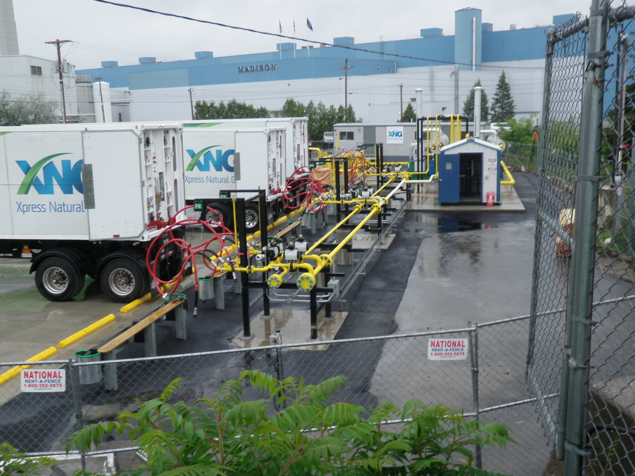 CNG Unloading and Storage Facility - Fastco Corporation